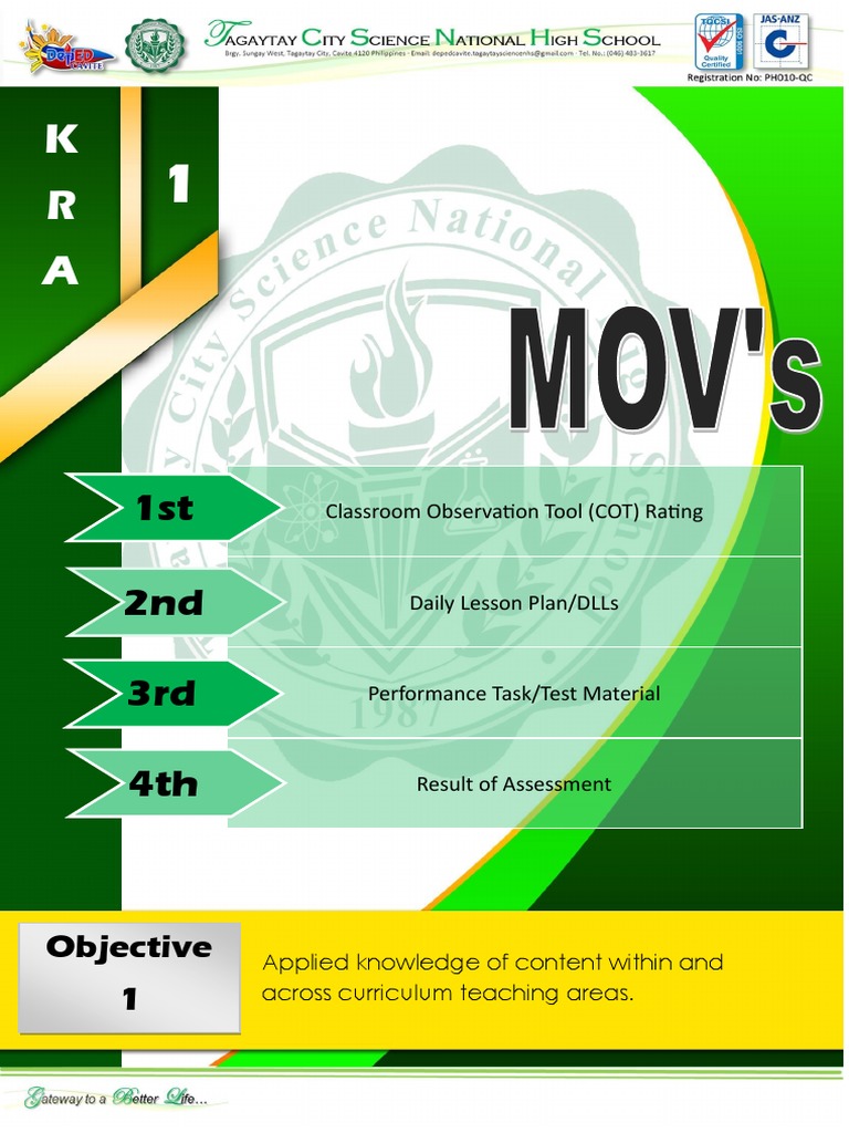 Rpms Objective Separator | PDF | Lesson Plan | Educational Assessment
