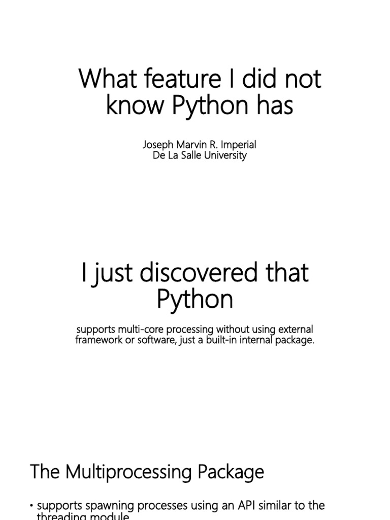 Python Multiprocessing Pdf Thread Computing Python Programming