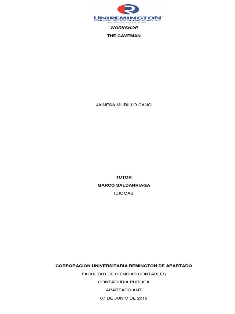 The Caveman Reading Activity | PDF | Trapping | Hunting