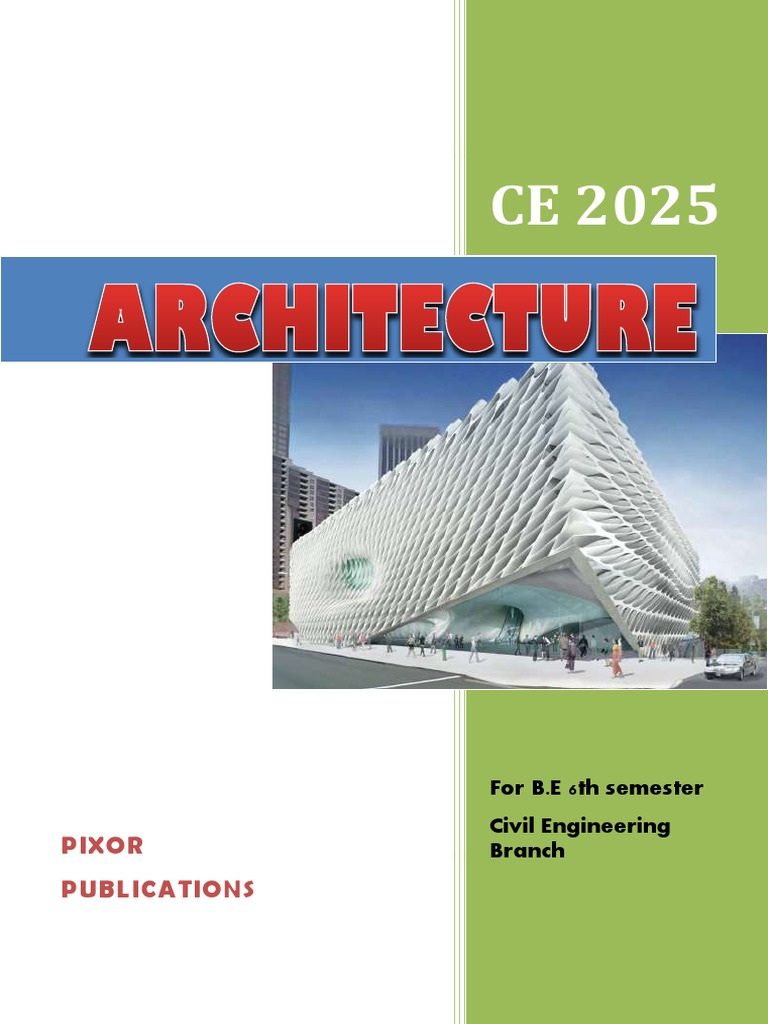 Civil Engg: Architectural Design Guide | PDF | Urban Planning | Design