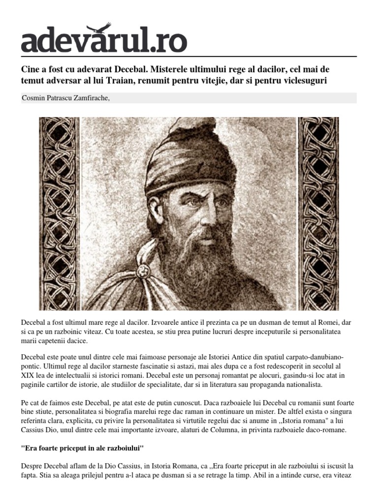Decebal | PDF