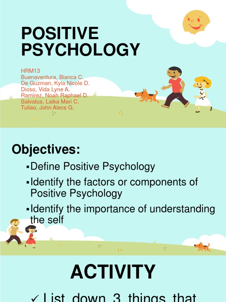Positive Psychology | PDF | Positive Psychology | Psychological Schools