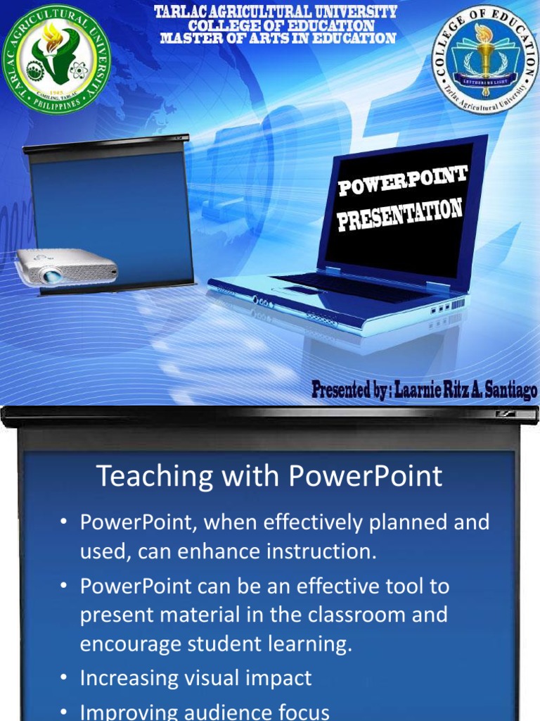 Powerpoint Presentation For ICT | PDF | Microsoft Power Point ...