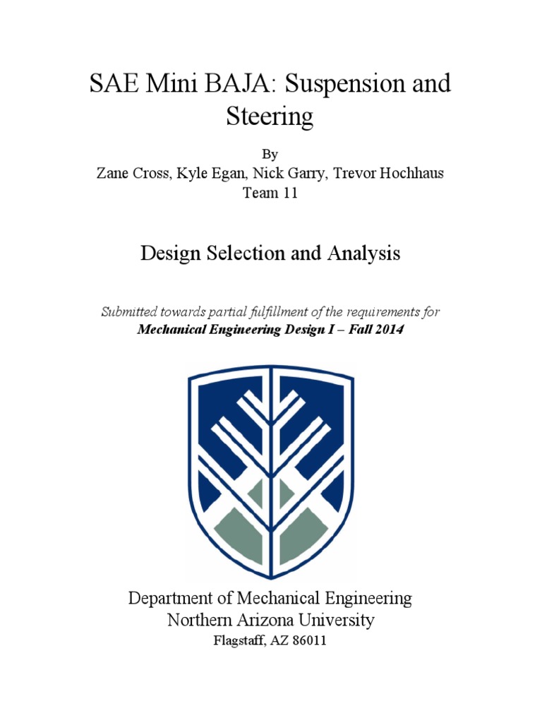 Suspension Report 3 | PDF | Buckling | Steering