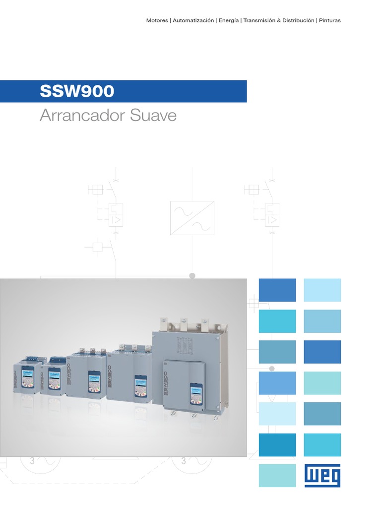 WEG Arrancador Suave SSW900 50072380 Catalog Es | USB | Relé