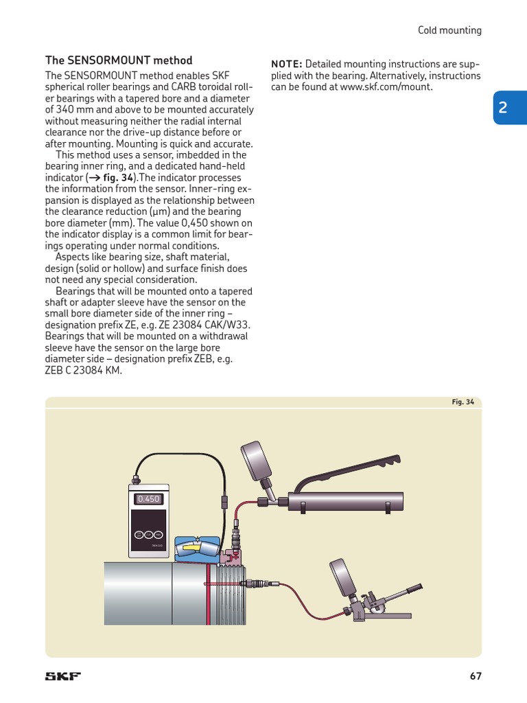 Bearing Mounting - Sensormount Method | PDF