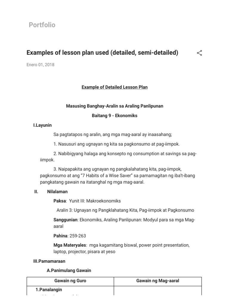 AP Lesson Plan | PDF