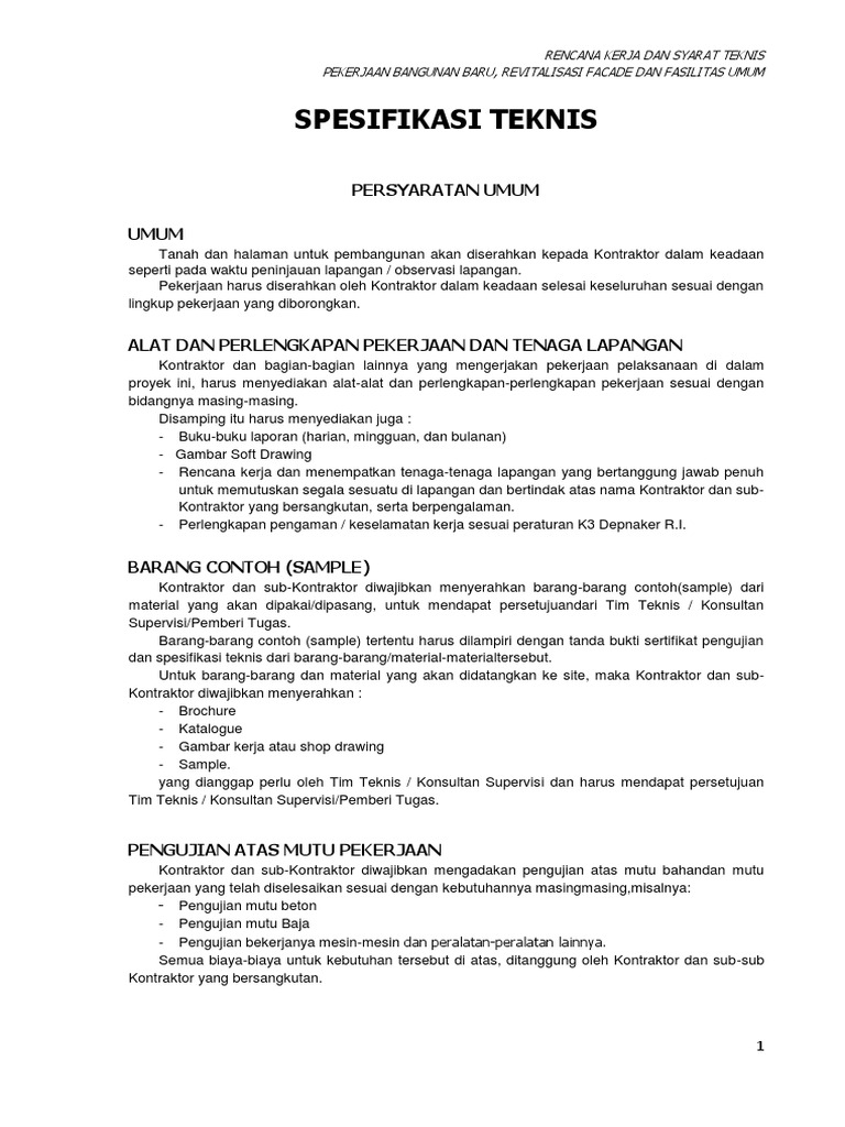 Rks Fasade Dan Bangunan Baru | PDF