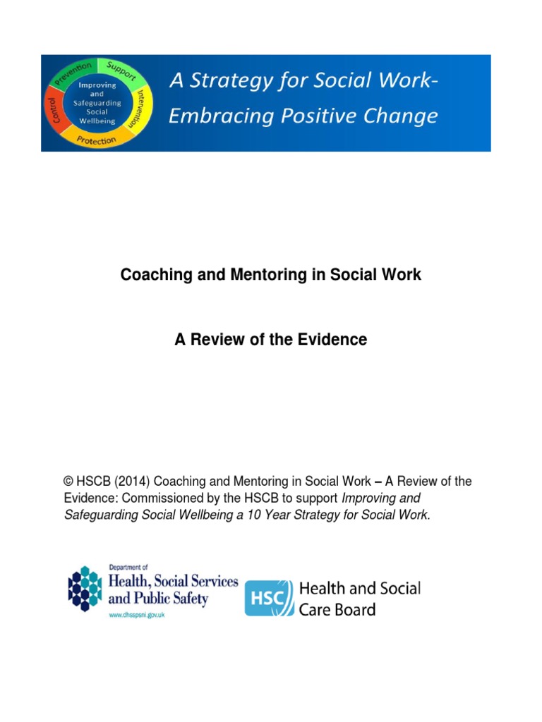 Coaching and Mentoring in Social Work-Review of The Evidence | PDF ...