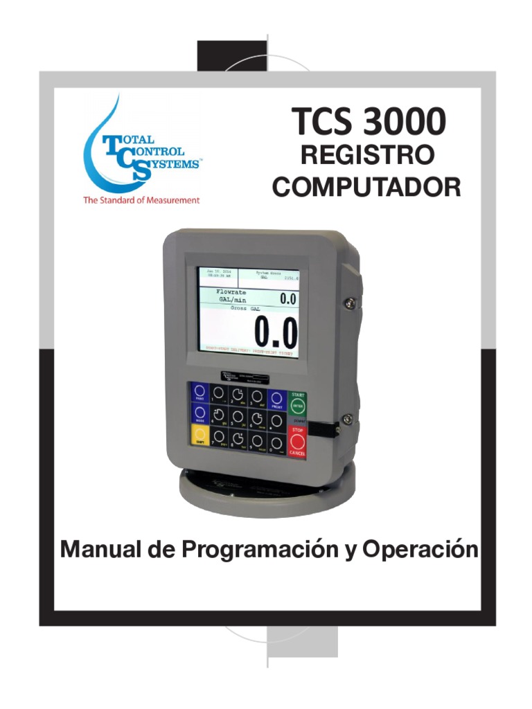 Rev 11 082316 TCS 3000 Manual de Programación Esp 7-10-17 | PDF ...