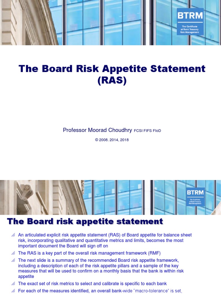 Board RAS Summary Template | PDF | Capital Adequacy Ratio | Market ...