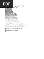 BURT READING TEST Q and A Sheets | PDF