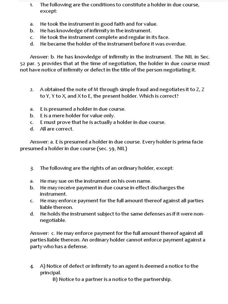 LAW Final | PDF | Negotiable Instrument | Promissory Note