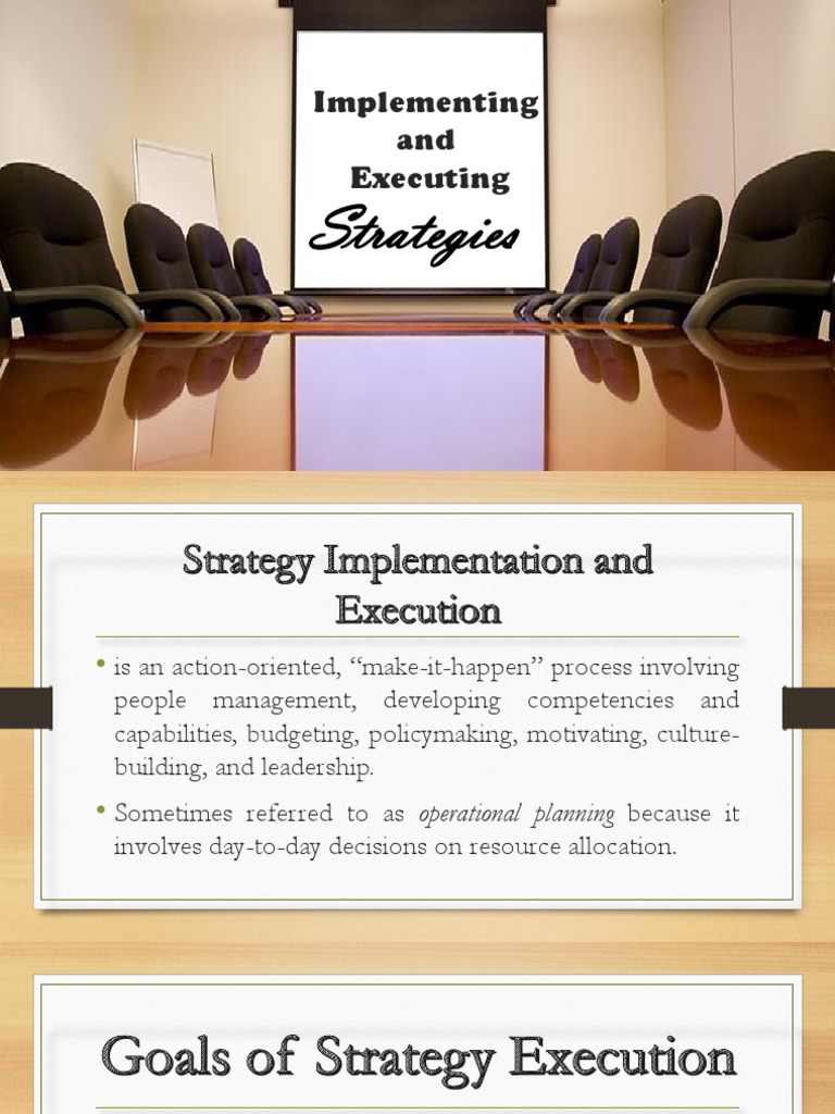 Strategy Implementation Guide | PDF | Strategic Management | Change ...