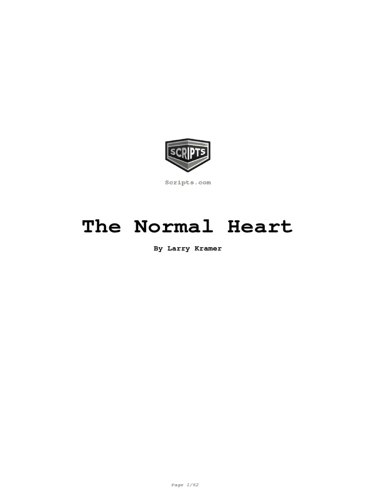 The Normal Heart | PDF