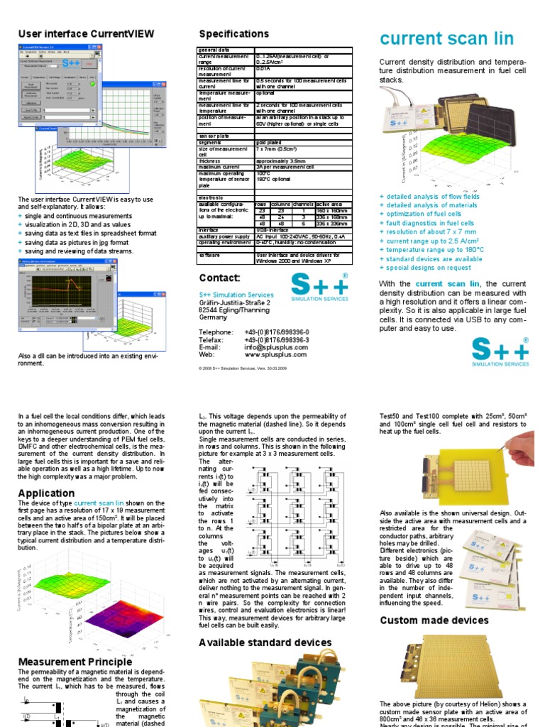 Current Scan Lin en | PDF | Sensor | Fuel Cell