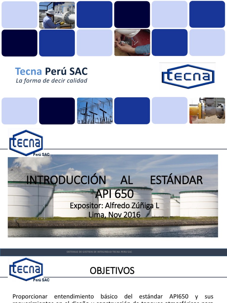 INTRODUCCION API 650.pdf | Tanques | Soldadura