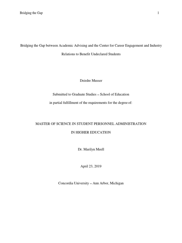Final Capstone Report | PDF | Students | Focus Group