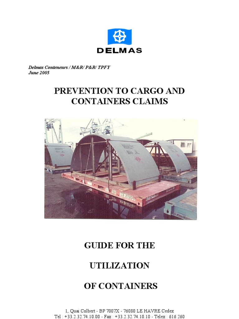 Guide For The Utilization of Containers | PDF | Containerization | Cargo