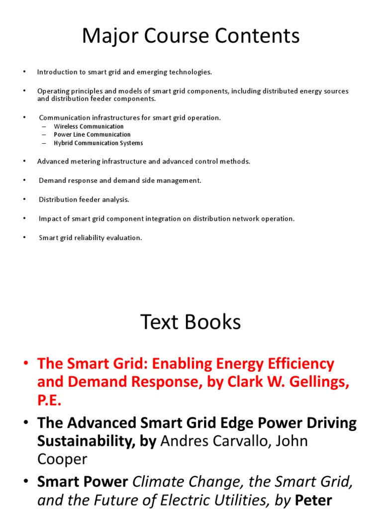 Smart Grid Introduction | PDF | Electrical Grid | Smart Grid