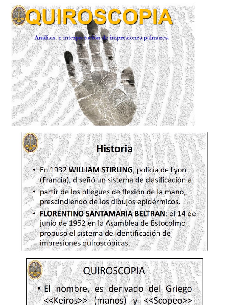 Quiroscopia, Lofos, Arcos, Toldos, Presillas | PDF | Historia