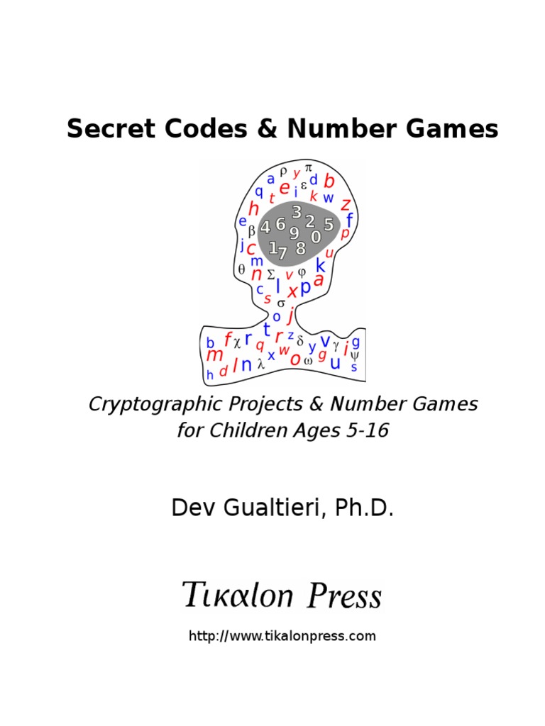 Secret Codes & Number Games: Dev Gualtieri, PH.D | PDF | Cryptography ...
