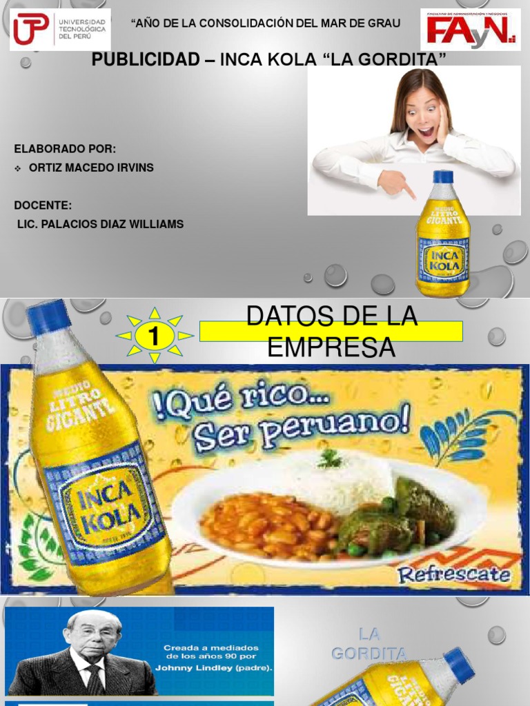 Public I Dad Inca Kola | PDF | Perú | Publicidad