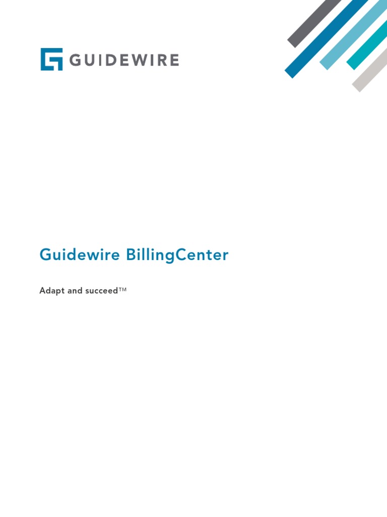 Guidewire BillingCenter Overview Brochure | PDF | Invoice | Automation