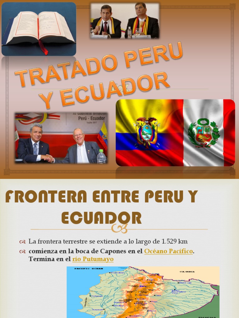 Tratado Peru y Ecuador | PDF | Ecuador | Perú