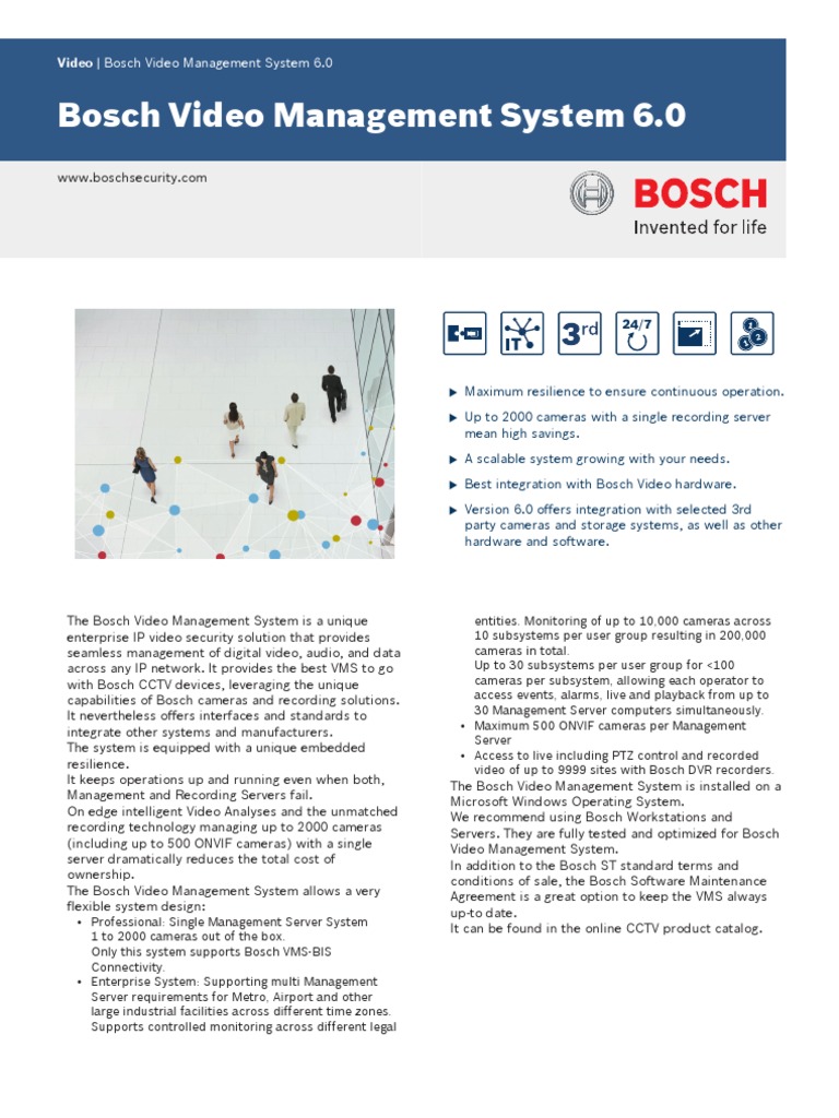 Video - Bosch Video Management System 6.0 | PDF | Hyper V | V Mware