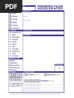 Harry Potter Fate Core Character Sheet | PDF