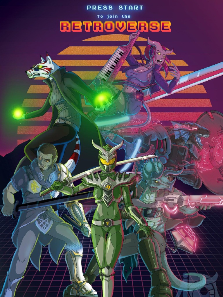 Retroverse Test Wave 1 | Derivative Work | Copyright