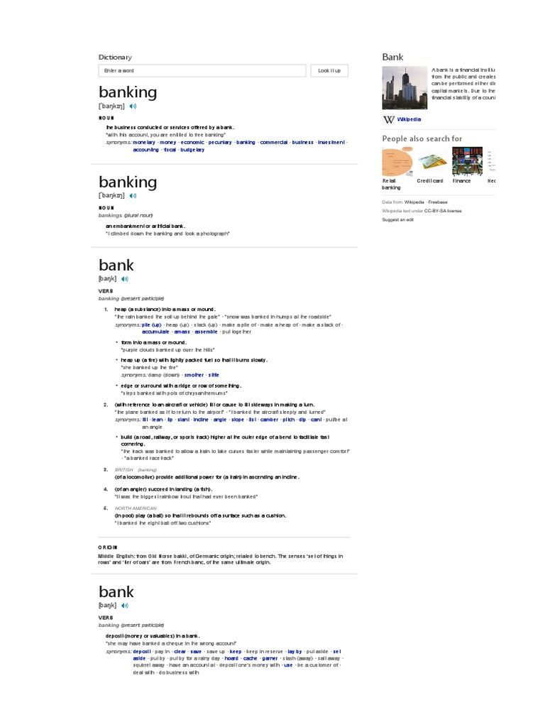 Banking PDF | PDF | Banks | Money