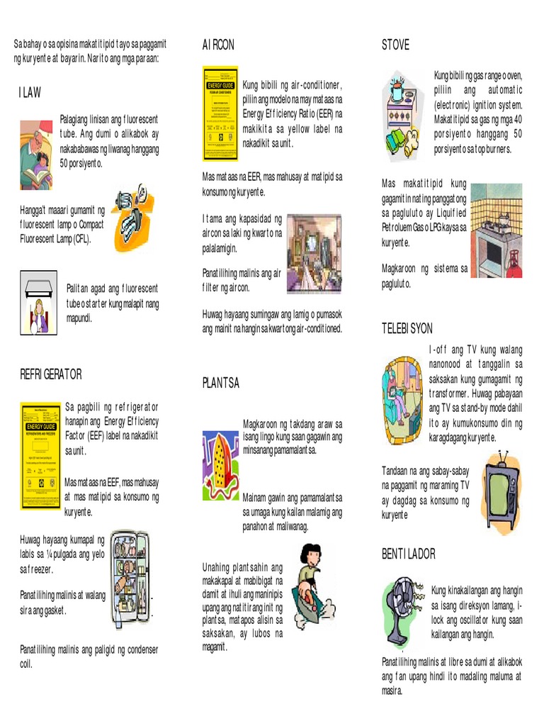 Tipid Tips Sa Bahay | PDF