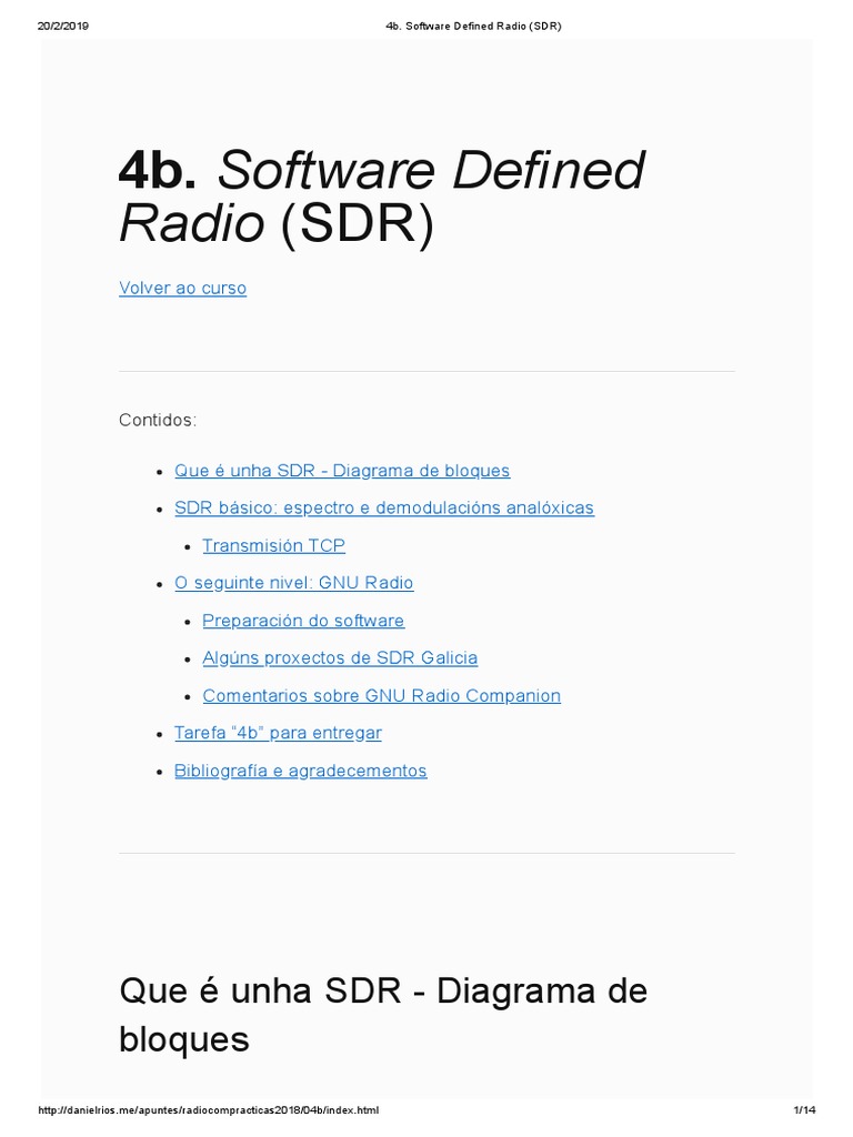 4b. Software Defined Radio (SDR) PDF | PDF