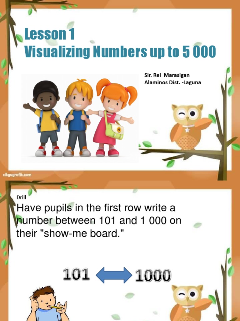 Visualizing Numbers up to 5,000 | PDF | Teaching Mathematics ...