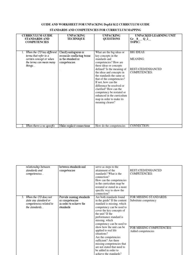 Guided Generalization | PDF | Change | Curriculum