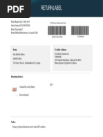Return Label | PDF