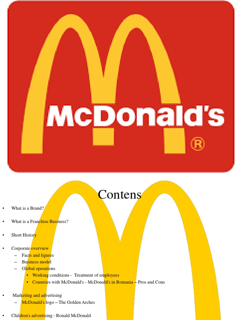 My Favorite Brand | PDF | Mc Donald's | Franchising