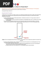 Lab Write Up Format | PDF | Chromatography