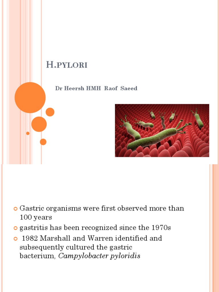 Understanding Helicobacter Pylori: Transmission, Pathogenesis ...