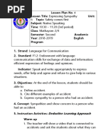 Detailed Lesson Plan in ZUMBA | PDF | Lesson Plan | Physical Education