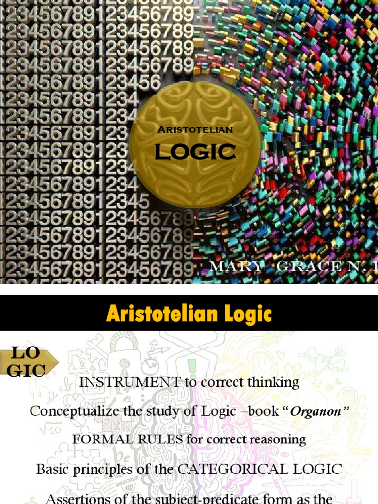 Aristotle's Logic | PDF | Logic | Proposition