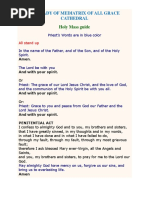 Choral Evensong Order of Service | PDF | Mercy | Abrahamic Religions