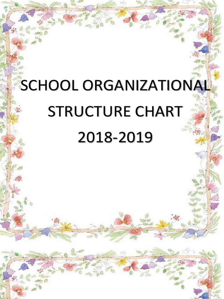 School Organizational Structure Chart 2018-2019 | PDF