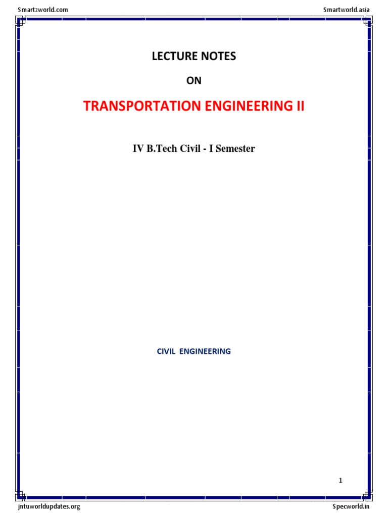 Transportation Engineering - II | PDF | Track Gauge | Track (Rail ...