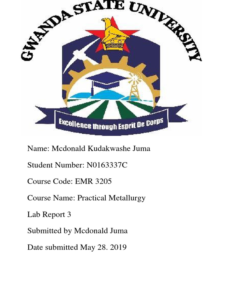 Foundry Report | Download Free PDF | Foundry | Casting (Metalworking)