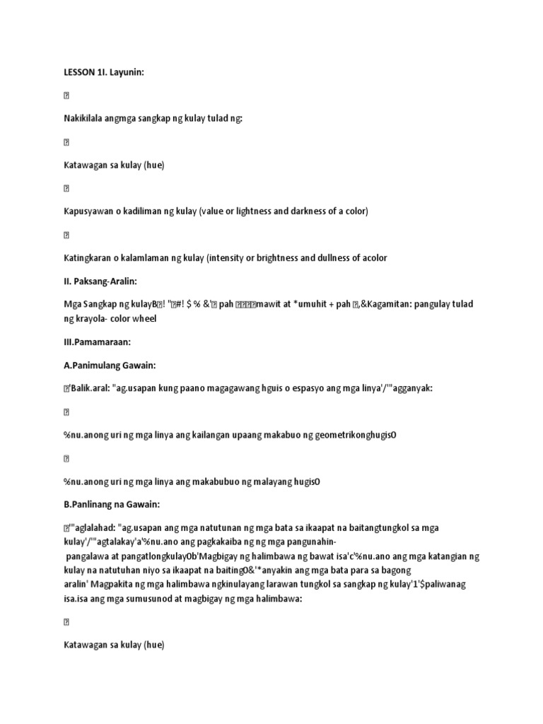 LESSON Plan Grade 11 | PDF