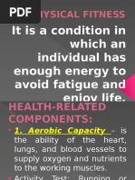 Ppt.. Physical Fitness Components | PDF | Physical Fitness | Muscle