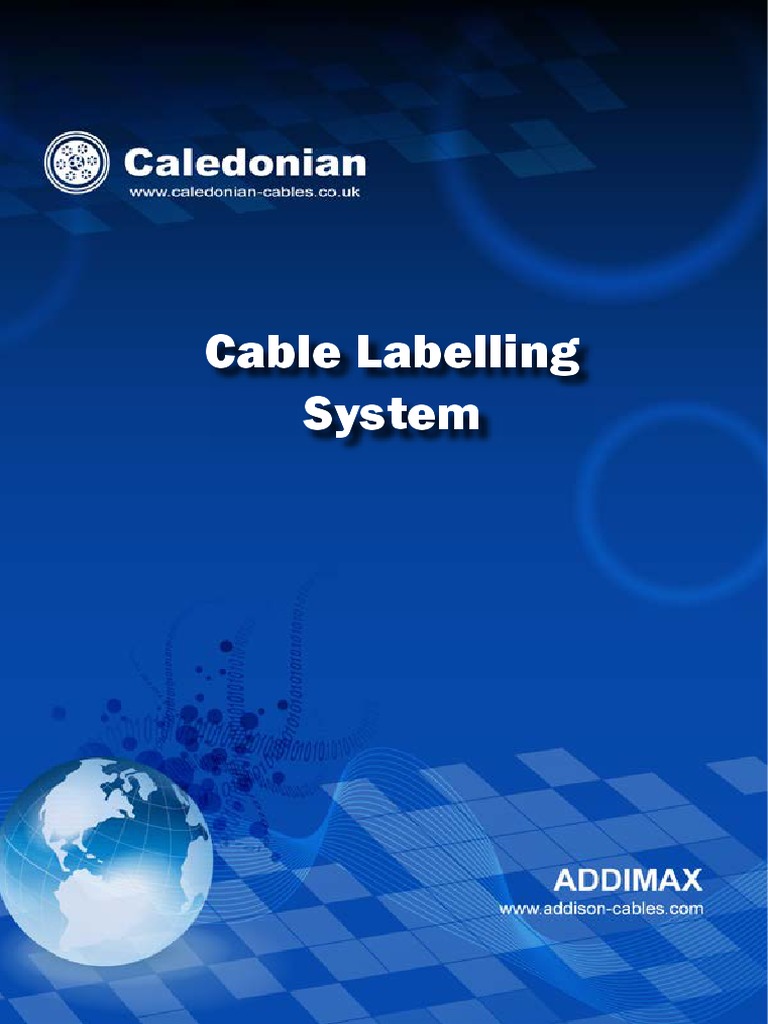 Cable Labelling Systems | PDF | Pipe (Fluid Conveyance) | Wire